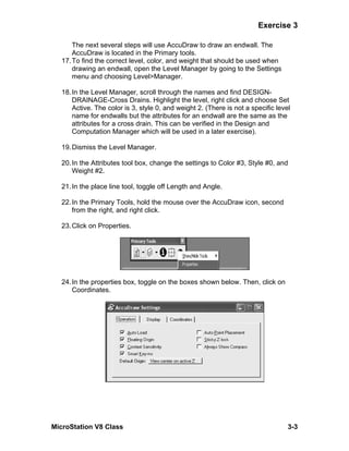 Micro station v8 manual | PDF