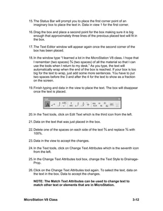 Micro station v8 manual | PDF