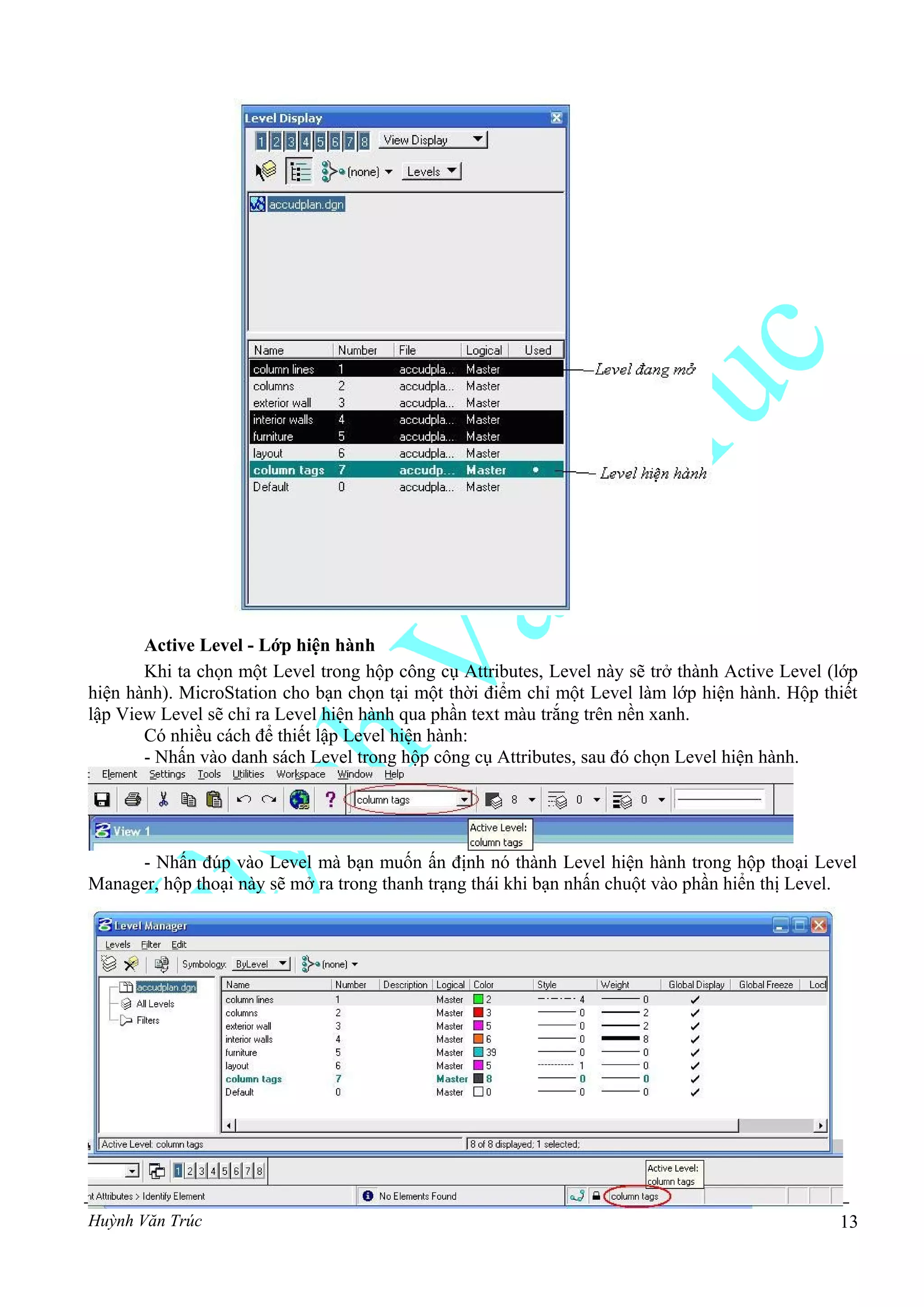 Sử dụng Microstation v8 căn bản | DOC