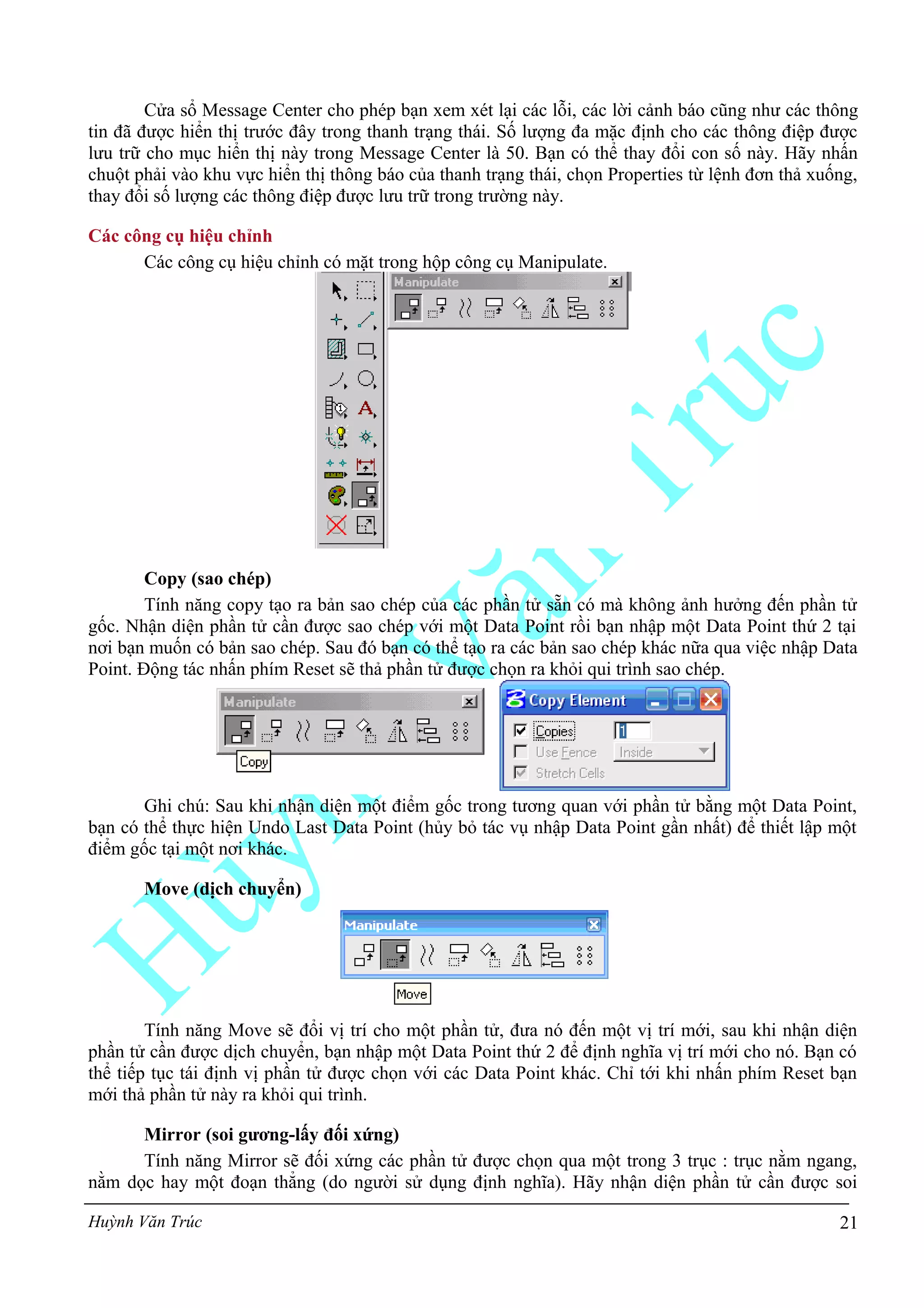 Sử dụng Microstation v8 căn bản | DOC