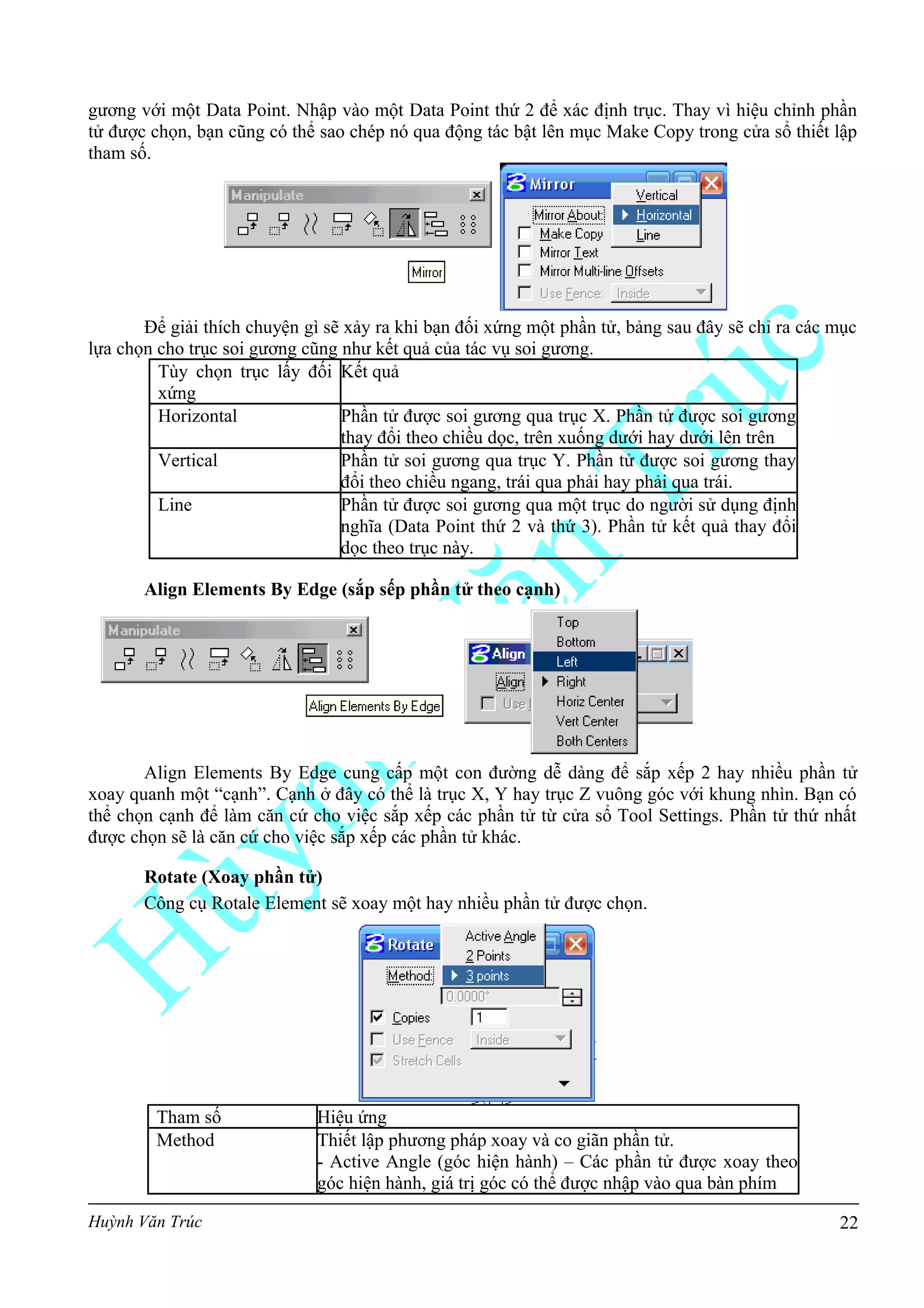 Sử dụng Microstation v8 căn bản | DOC