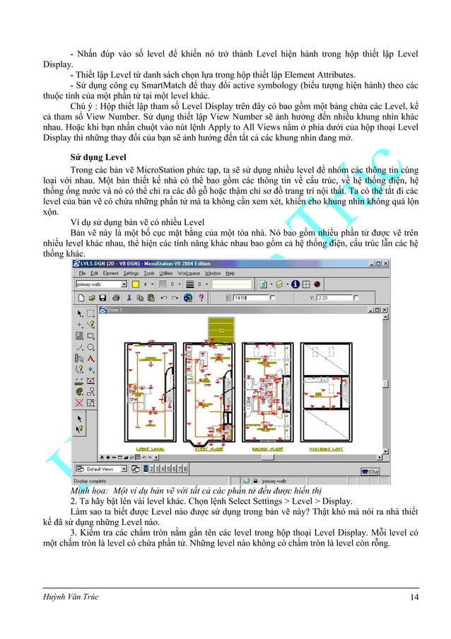 Sử dụng Microstation v8 căn bản | DOC