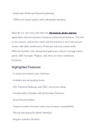 Microstock Photo Sharing | PDF