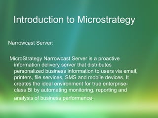 Microstrategy | PPT