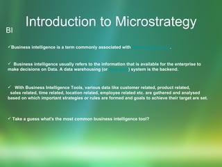 Microstrategy | PPT