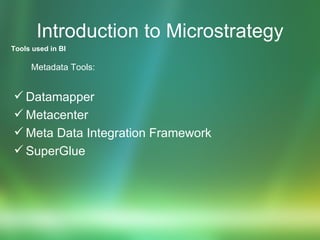 Microstrategy | PPT