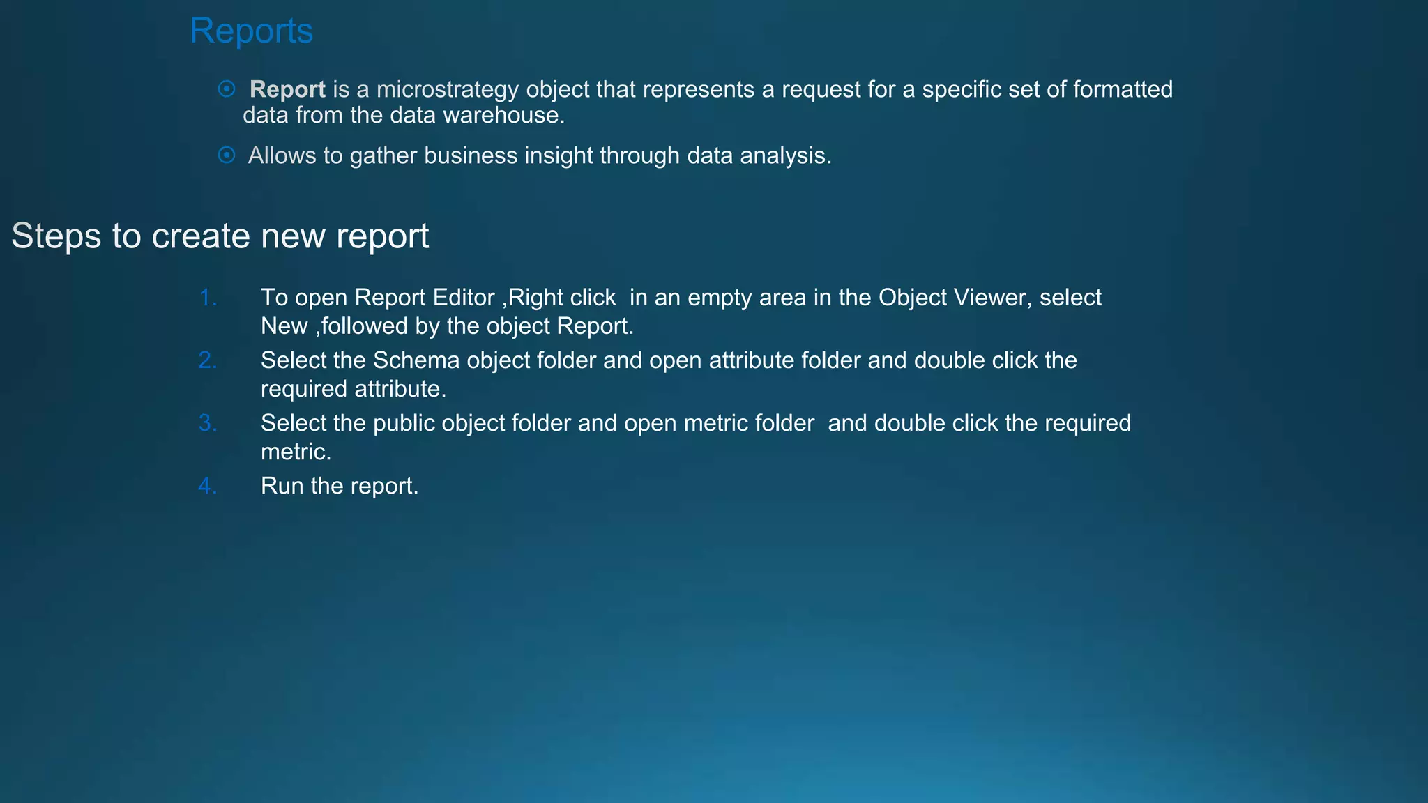 MicroStrategy Basic Reporting.pptx