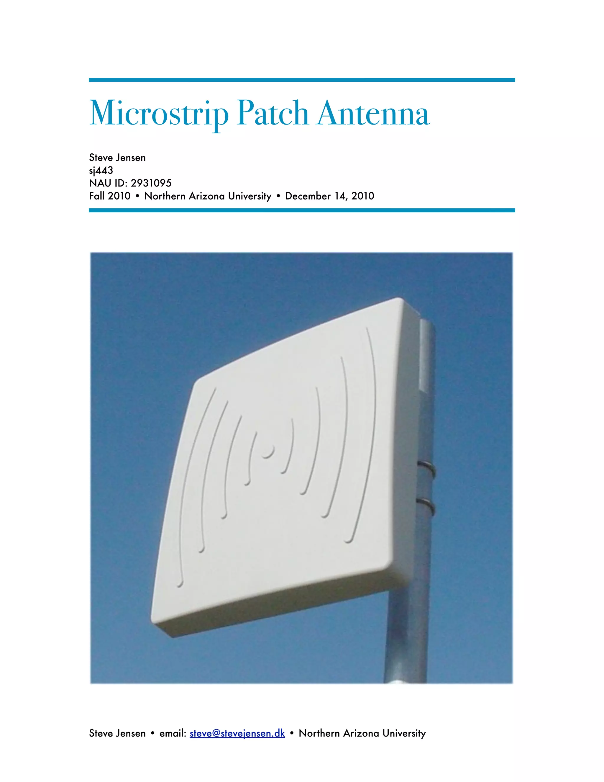 Microstrip patch-antenna | PDF