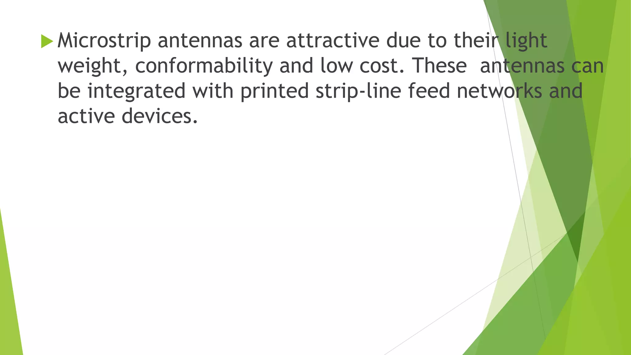 Microstrip antenna for awp class | PPTX