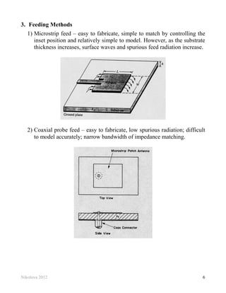 Microstrip antennas | PDF