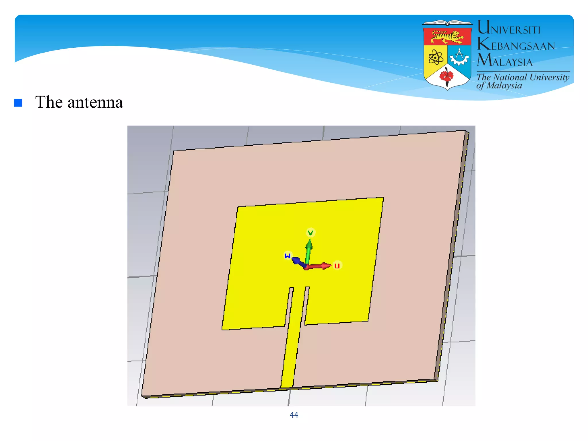 Design and Simulation Microstrip patch Antenna using CST Microwave Studio | PDF