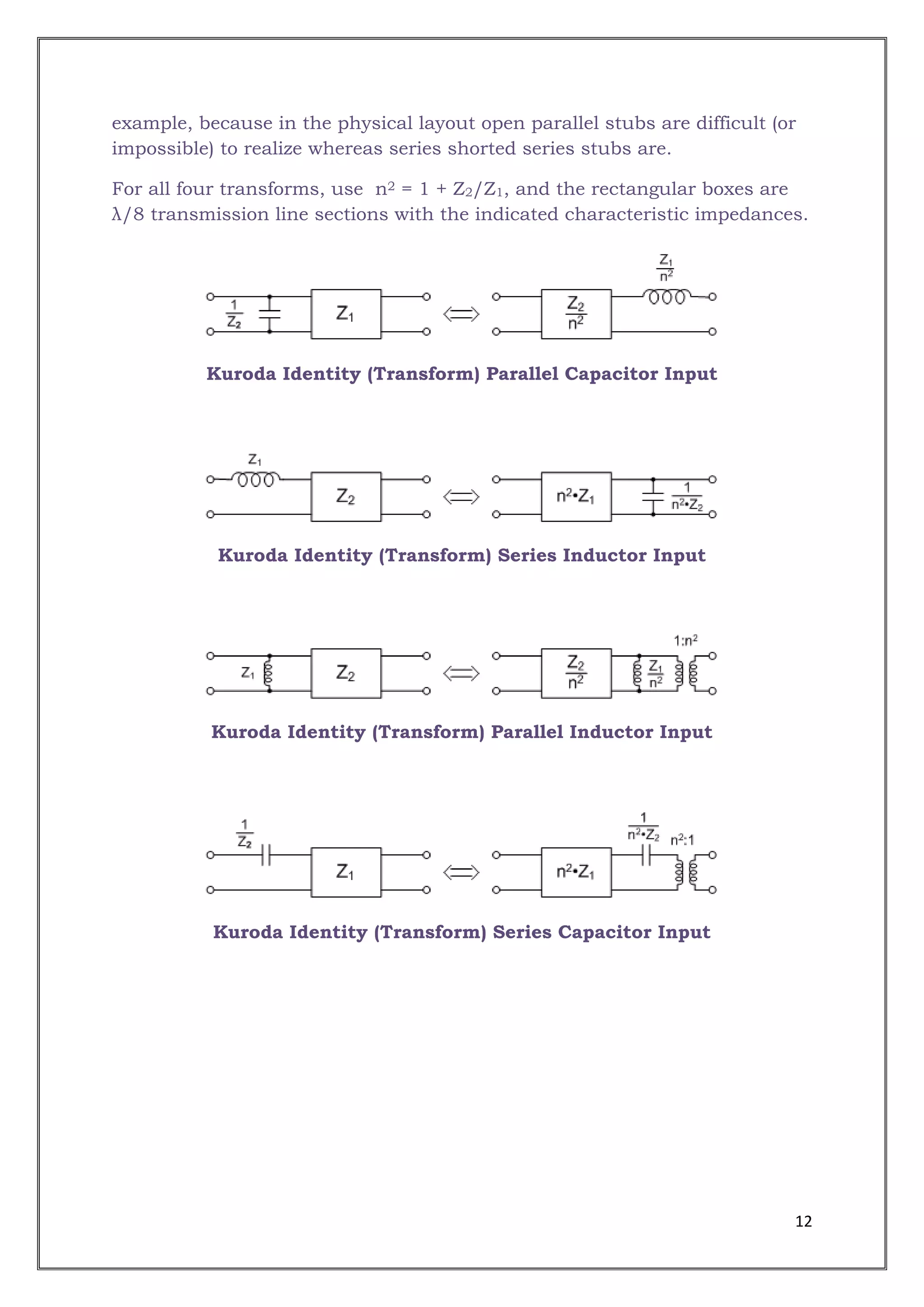Low-Pass Filter Design using Microstrip | PDF
