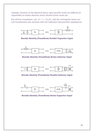Low-Pass Filter Design using Microstrip | PDF