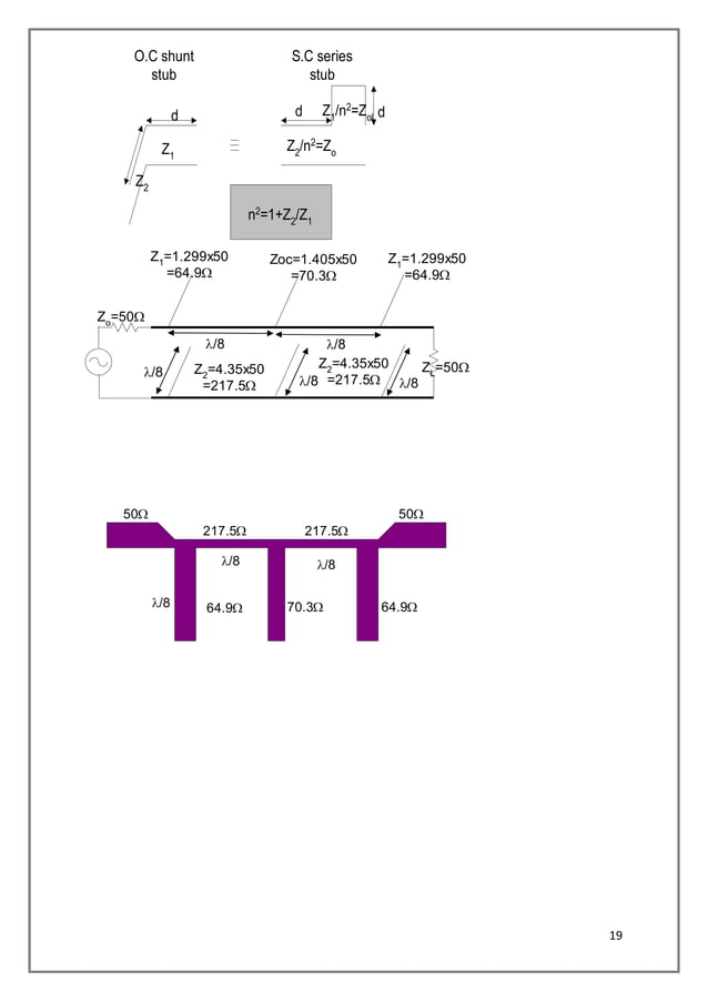 Low-Pass Filter Design using Microstrip | PDF | Technology & Computing
