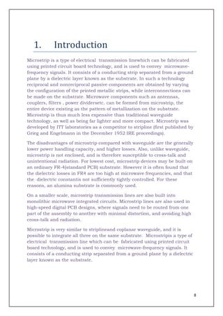Low-Pass Filter Design using Microstrip | PDF