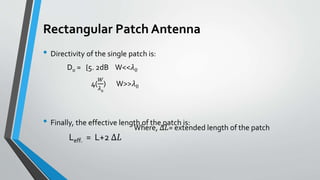 Microstrip patch | PPTX