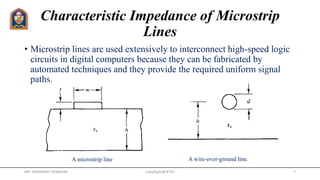 Microstrip TL 1st 3 | PPTX