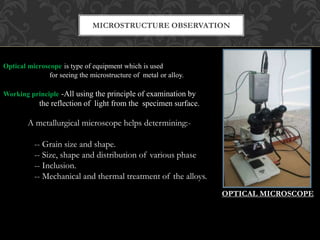 Microstructure and Hardness observation of HEAT AFFECTED ZONE of low ...