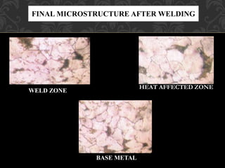 Welded Steel Microstructures