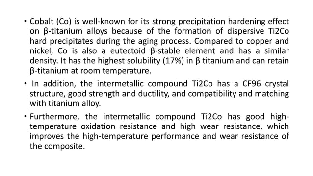 Microstructure and Properties of Titanium Matrix Composites ...