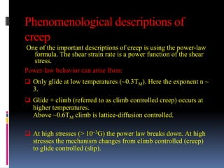 Microstructure design of steel for high creep resistance | PPTX