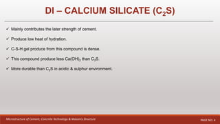 Microstructure of cements it's types.pptx