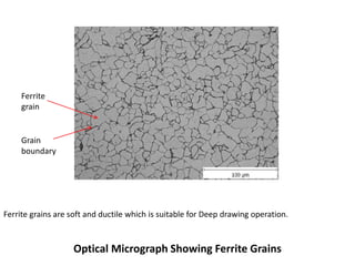 Microstructure of deep drawing grade steels.pptx