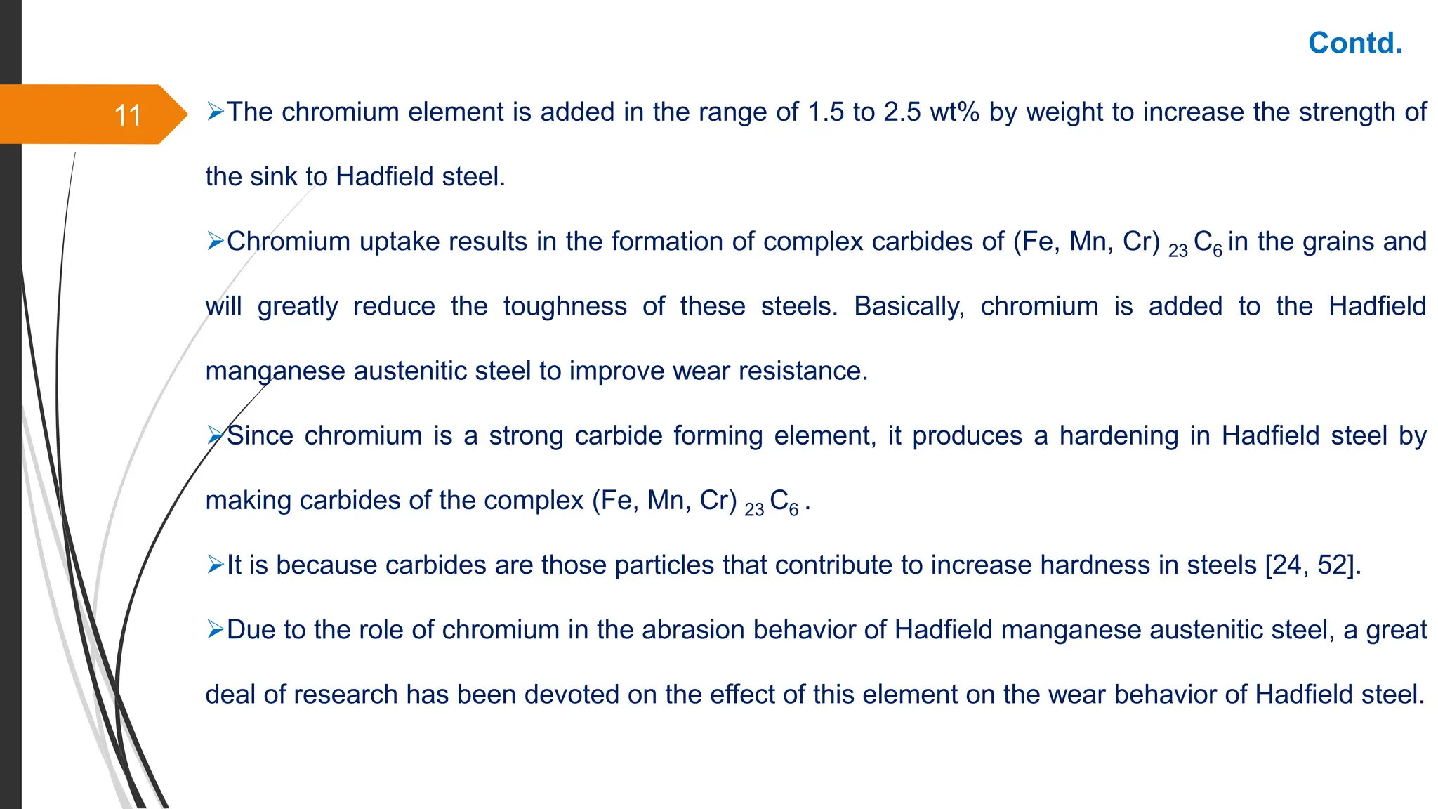 Microstructure of Hadfield Steels (Robert Hadﬁeld) | PPTX