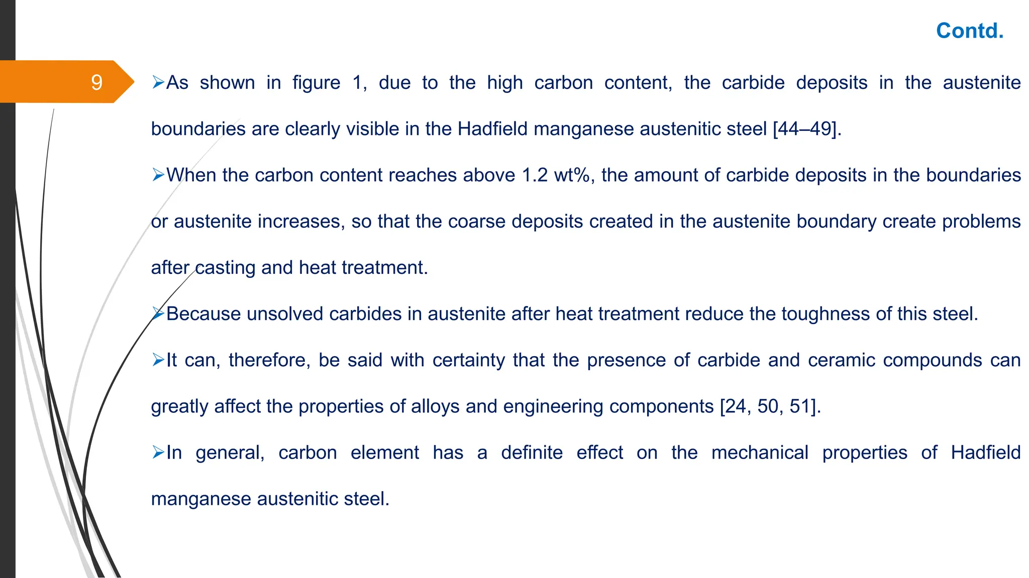 Microstructure of Hadfield Steels (Robert Hadﬁeld) | PPTX