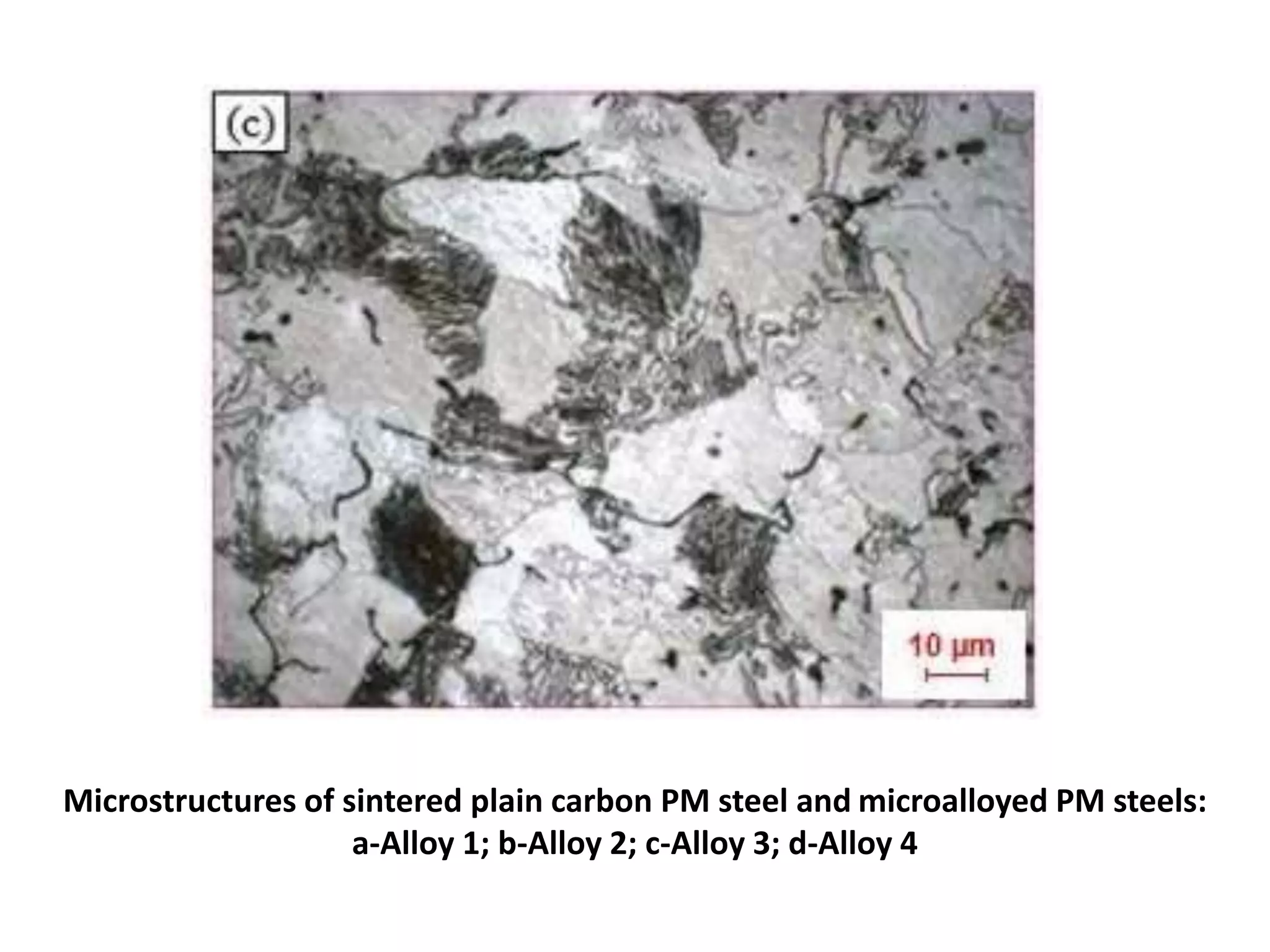 Microstructure of Powder Metallurgy Carbon Steels.pptx