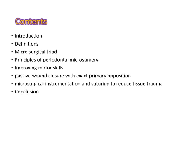 Microsurgery | PPTX