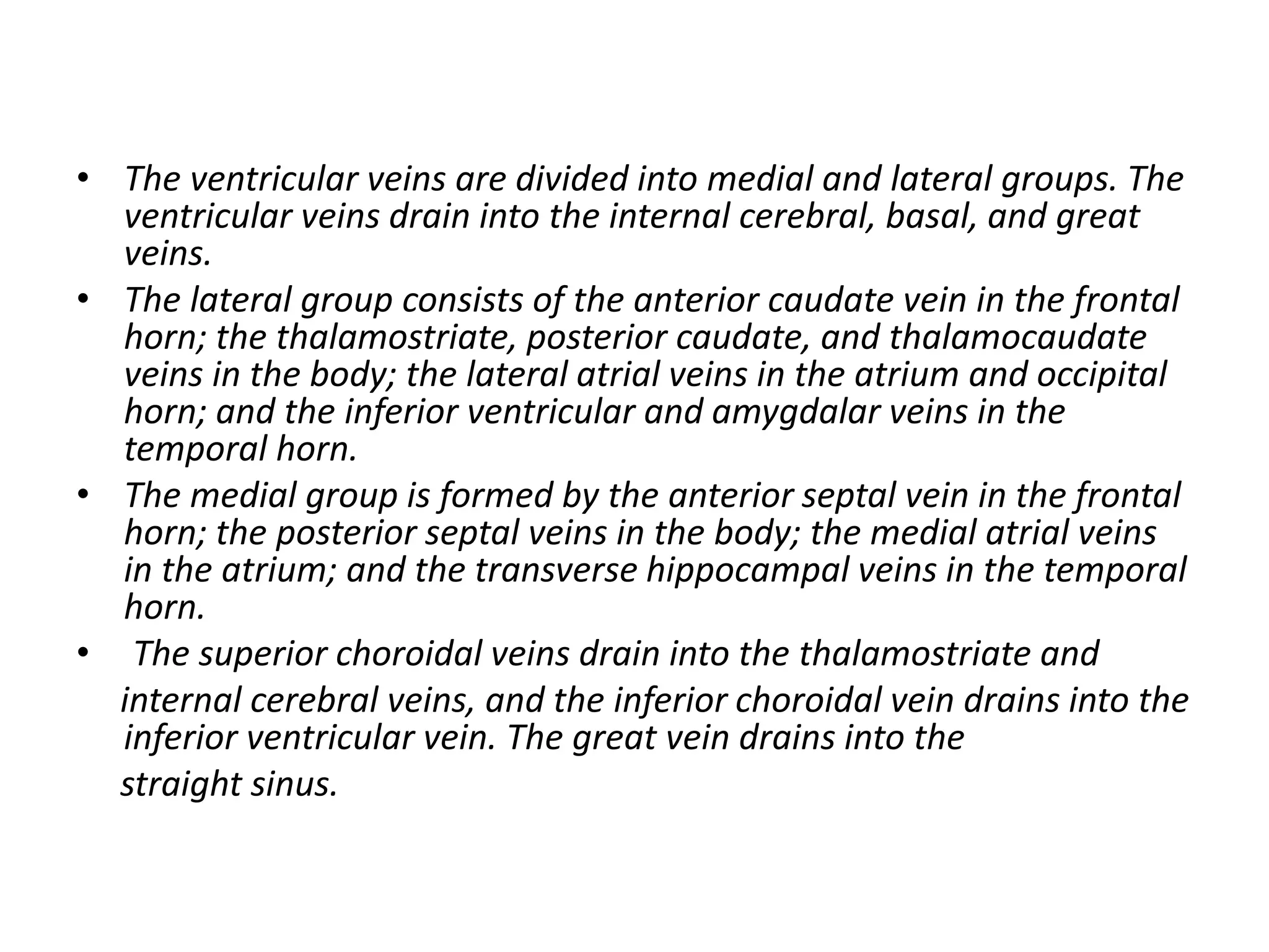Microsurgical anatomy of lateral ventricles | PPTX