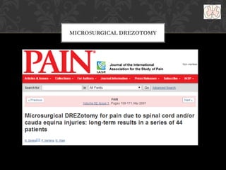 Microscissor DREZ- A new technical modification | PDF