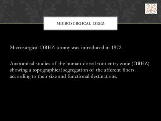 Microscissor DREZ- A new technical modification | PDF