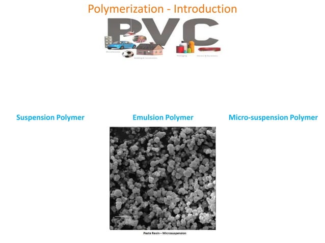 Microsuspension PVC - Introduction | PPTX | Chemistry | Science