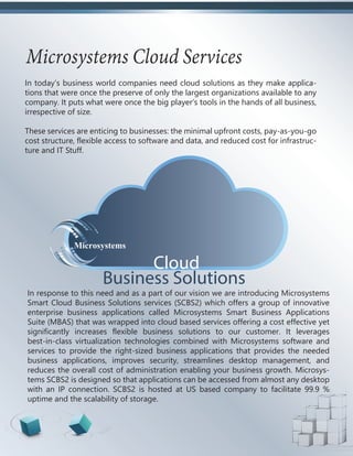 Microsystems Smart Solutions | PDF