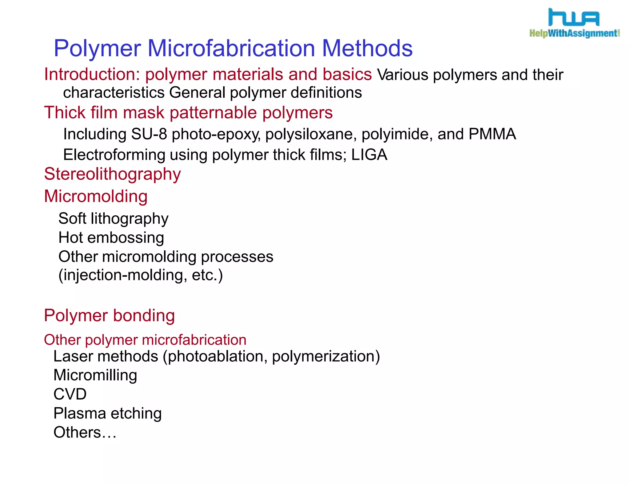 Microsystems |Technologies | PPTX | Chemistry | Science