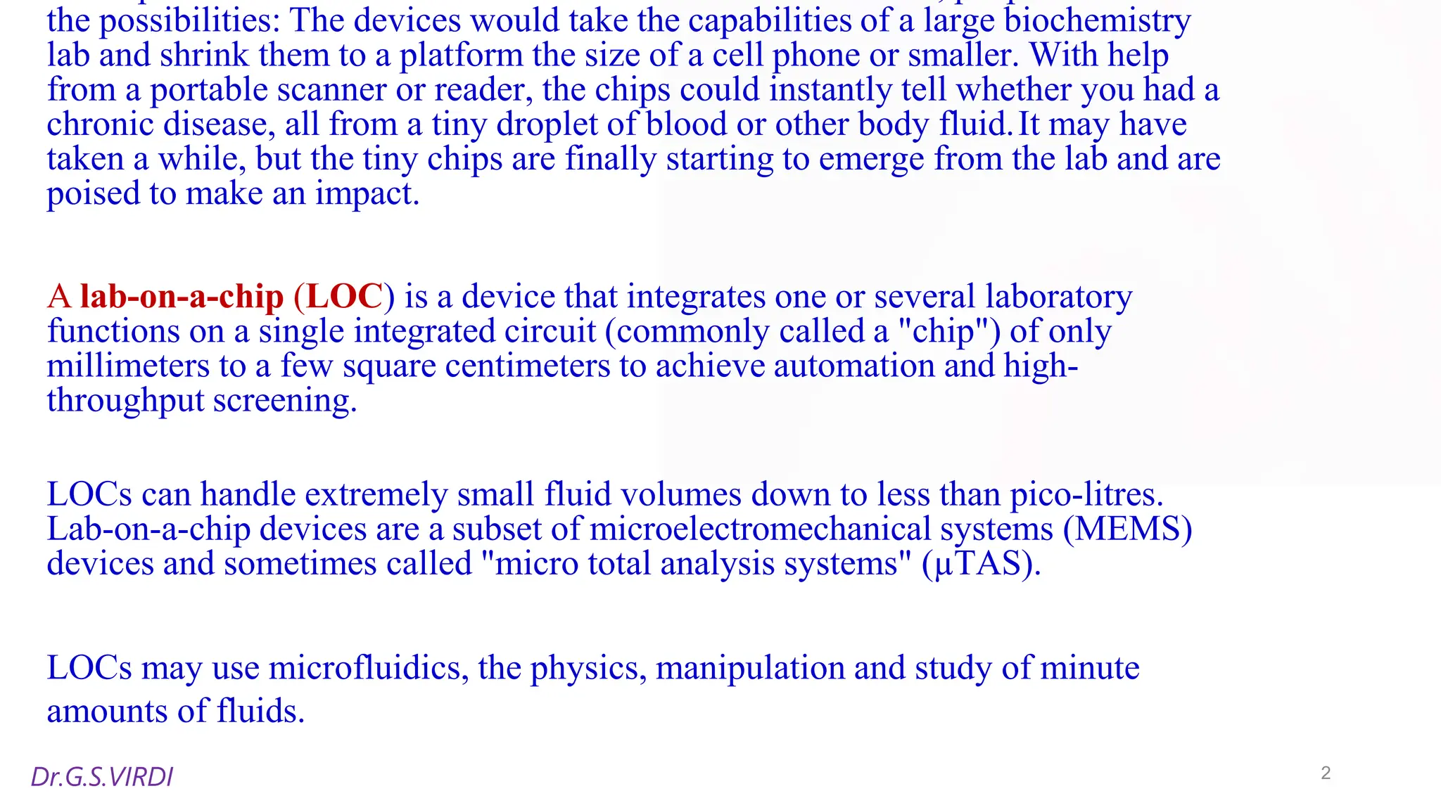 Micro Total Analysis Systems (µTAS) and Lab-on-a-Chip: Design, Micro ...
