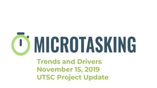 TWIG Microtasking Project Update to UTSC students | PPT