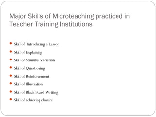 Micro teaching | PPT