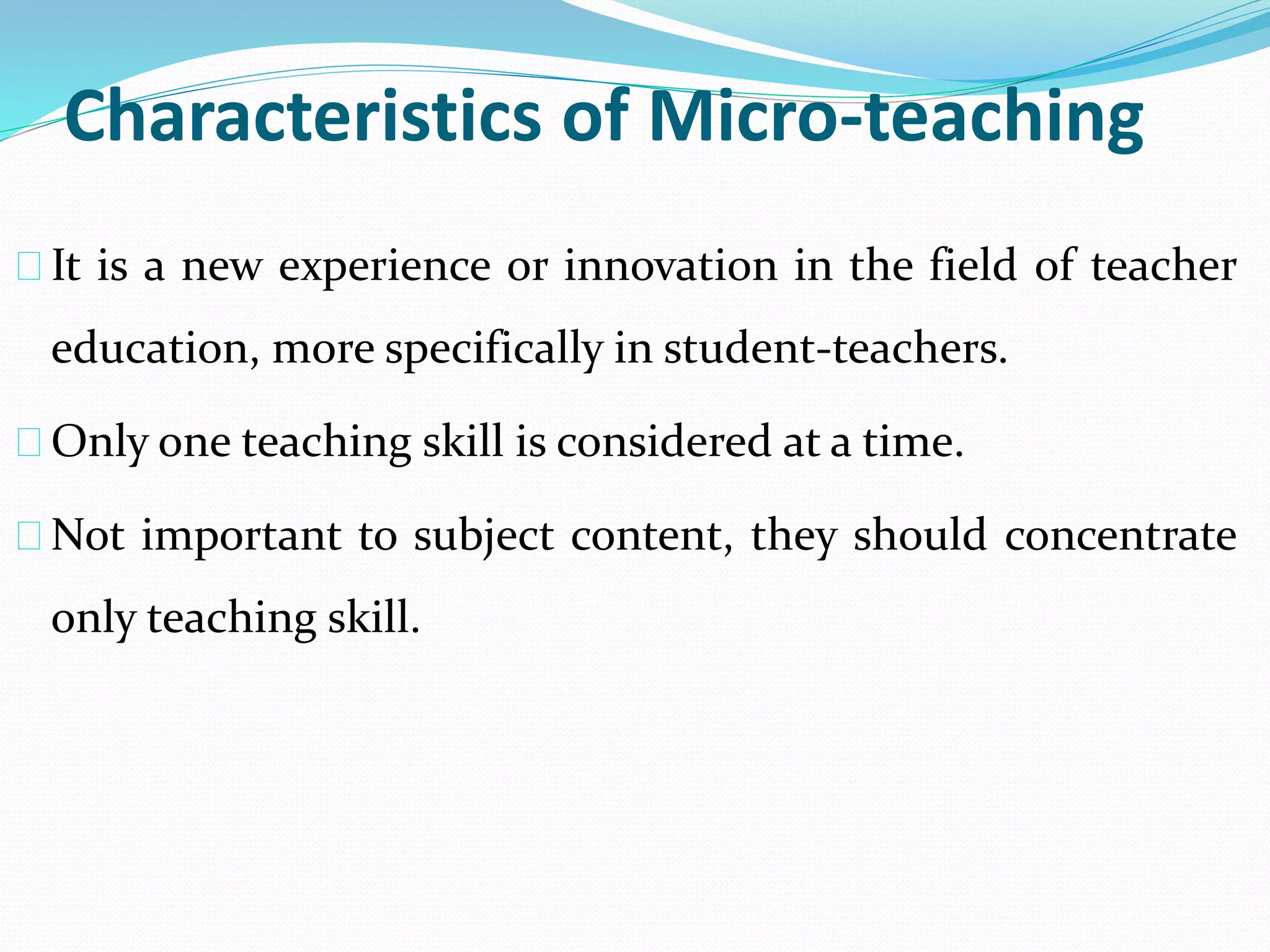 Micro teaching | PPTX