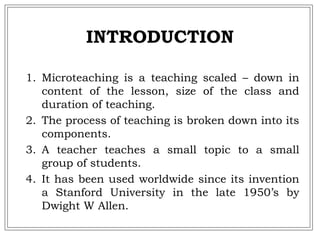 Micro teaching | PPT