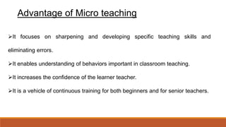 Microteaching | PPTX