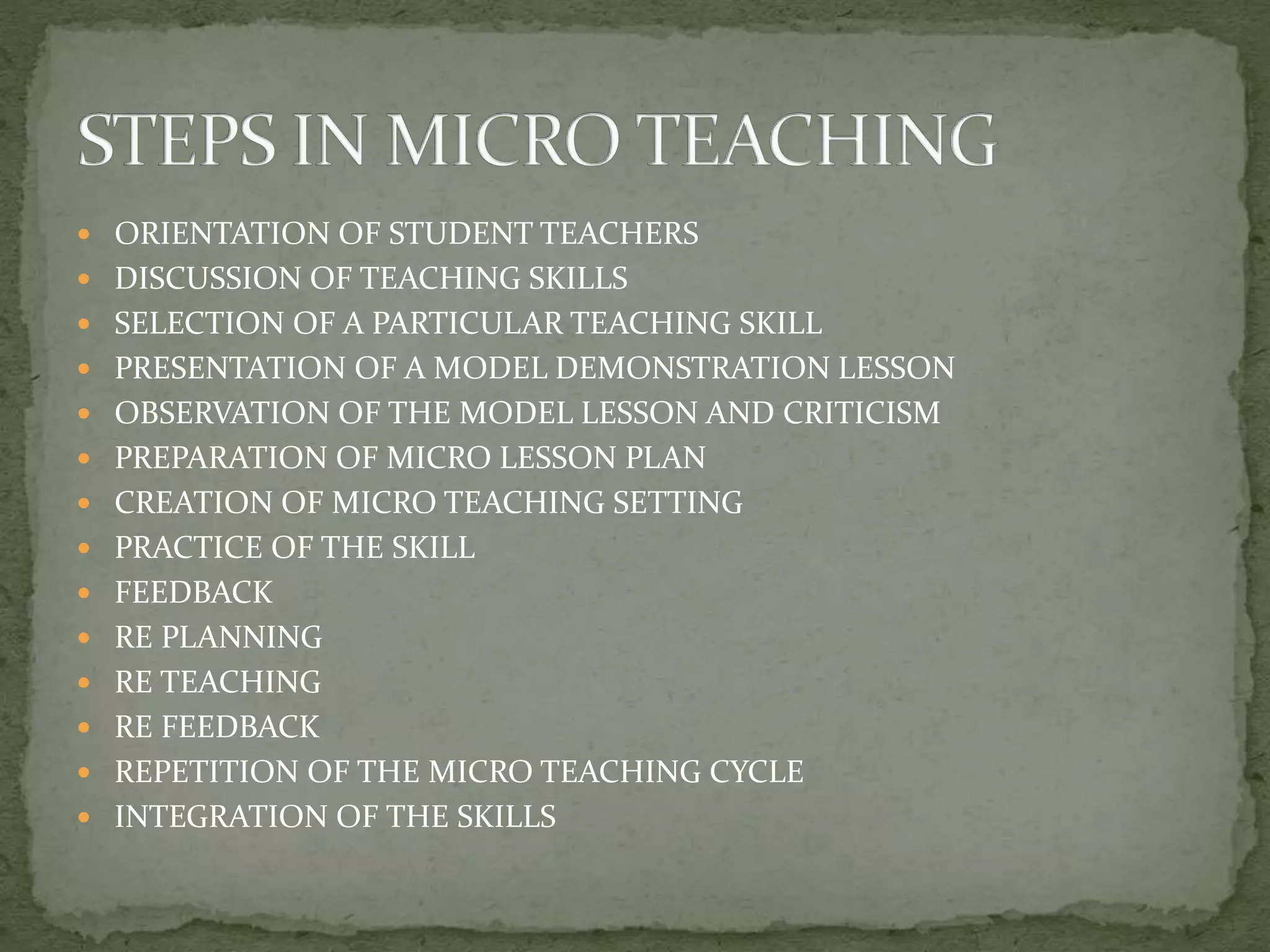 Microteaching | PPT
