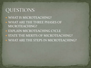 Microteaching | PPT