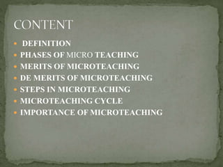 Microteaching | PPT