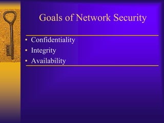 Network Security Goals | PPTX