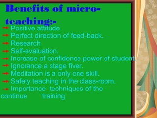 Micro teaching. | PPT