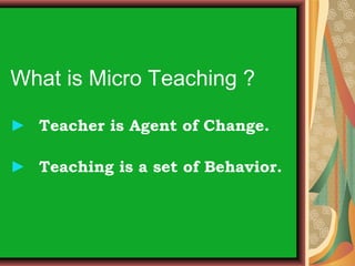 Micro teaching. | PPT