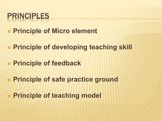 power point presentation on the topic "MICRO TEACHING" | PPT